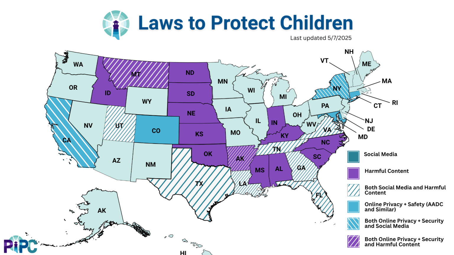 Public Interest Privacy Center Releases Updated State Law Maps – Public ...